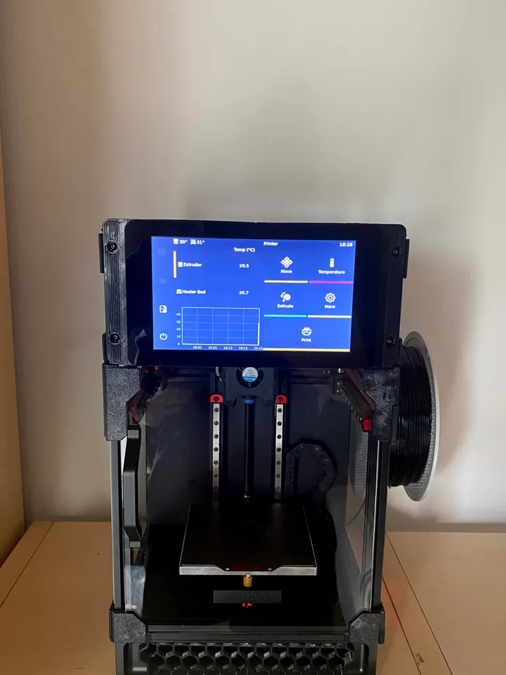 Voron V0 with raspberry pi 7 inch touch screen (on Voron V0) by Jannik | Download free STL model ...