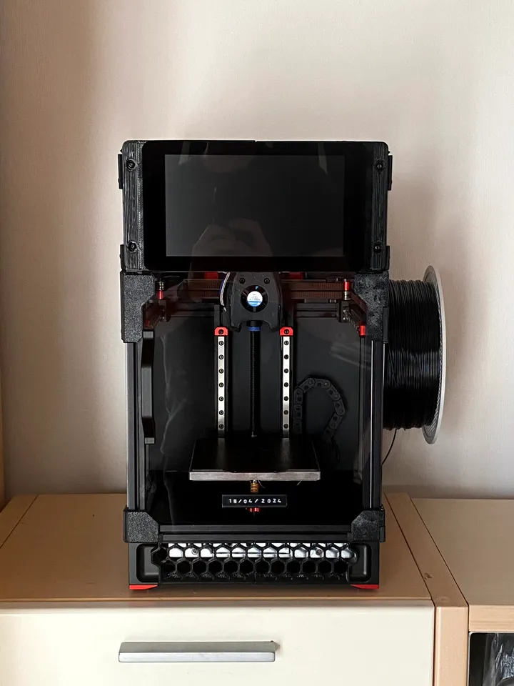 Voron V0 with raspberry pi 7 inch touch screen (on Voron V0) by Jannik | Download free STL model ...