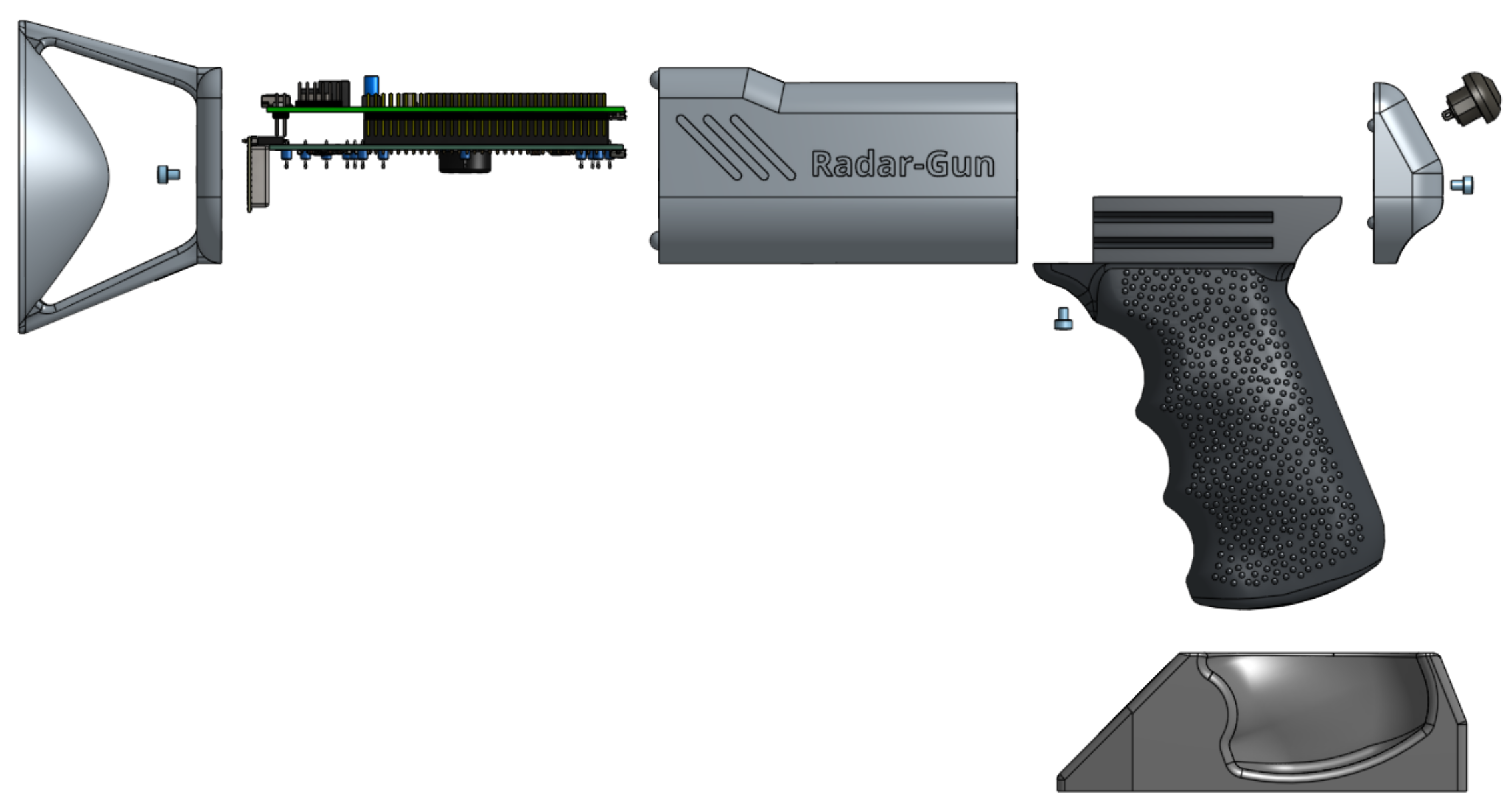 Radar Gun - Speed and Distance Measuring by Timää | Download free STL ...