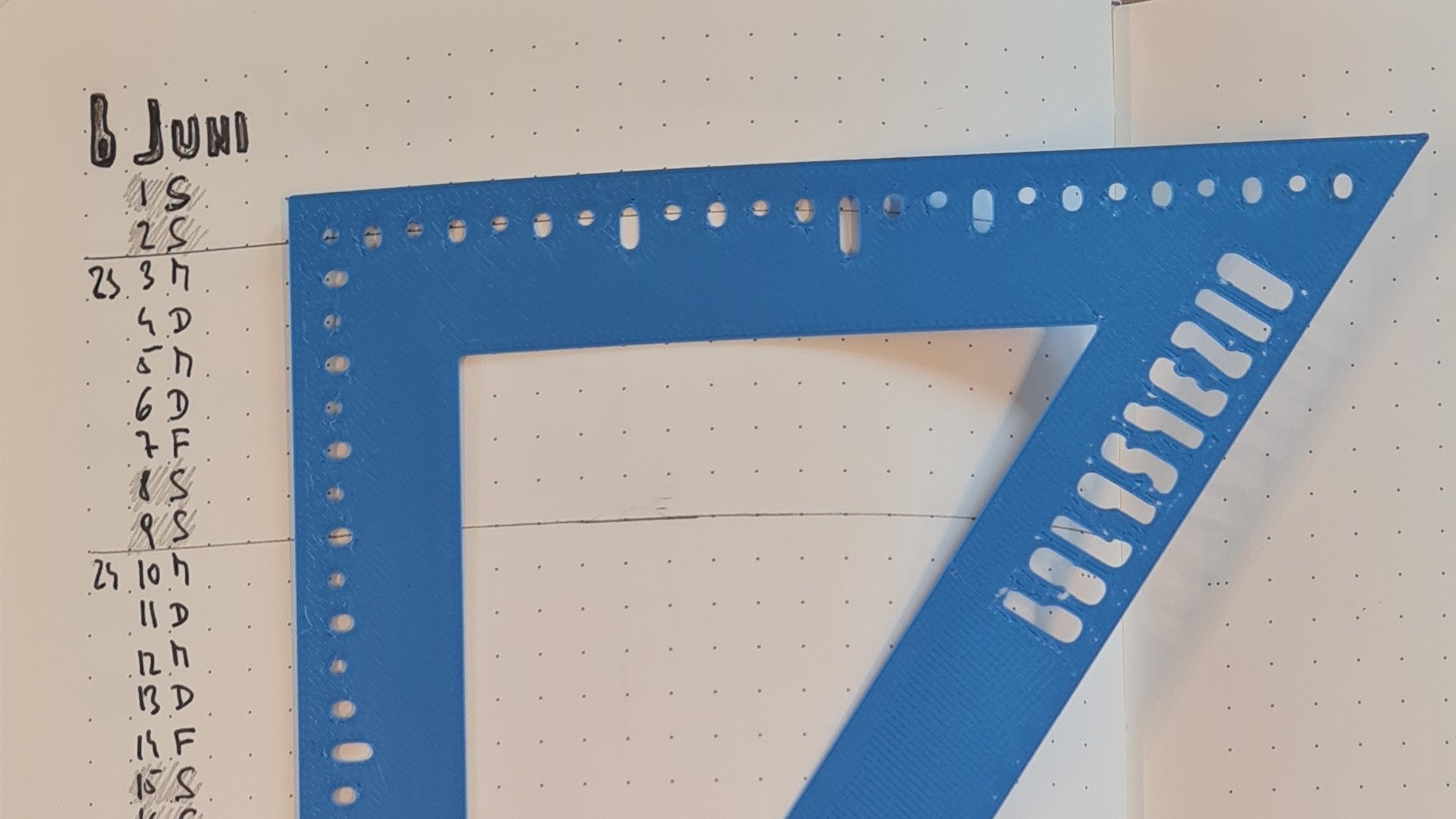 Bullet Journal Ruler, with figures stencil by Hartwig | Download free ...