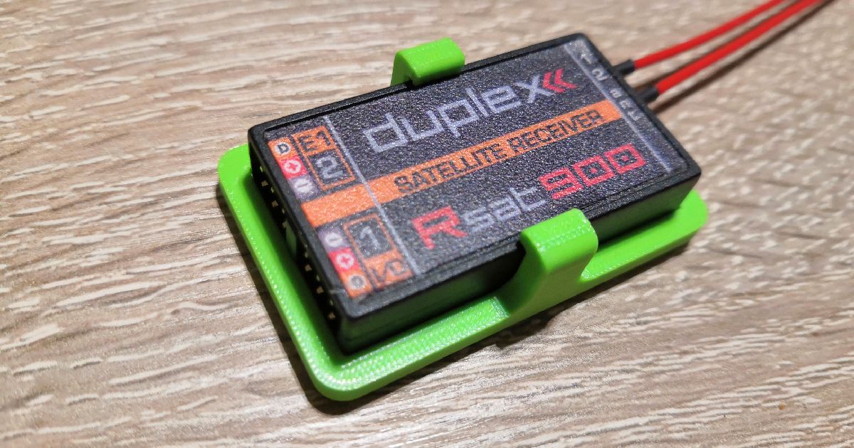 Jeti Rsat900 RSAT 900 Mount Halter Receiver Duplex by Sashsmash92 ...