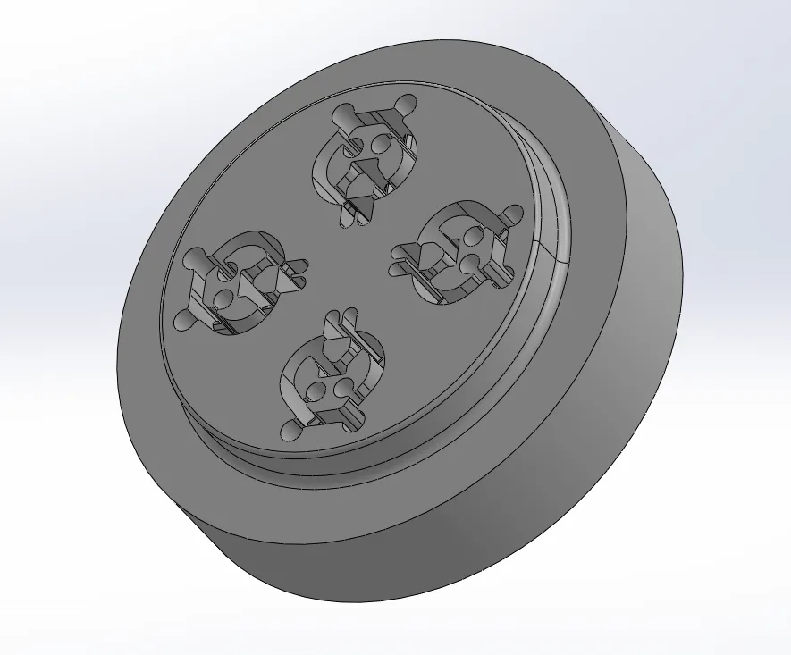 Pasta mold for Philips Pasta Maker HR2370 by Jager | Download free STL ...