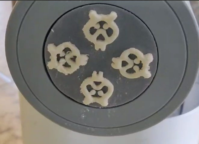 Pasta mold for Philips Pasta Maker HR2370 by Jager | Download free STL ...