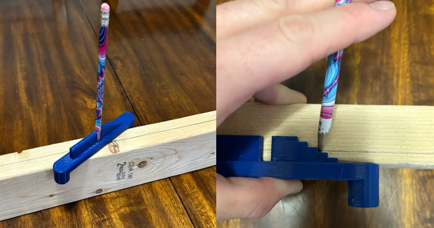 Center Finder and Offset Marking Tool by Nick | Download free STL model ...