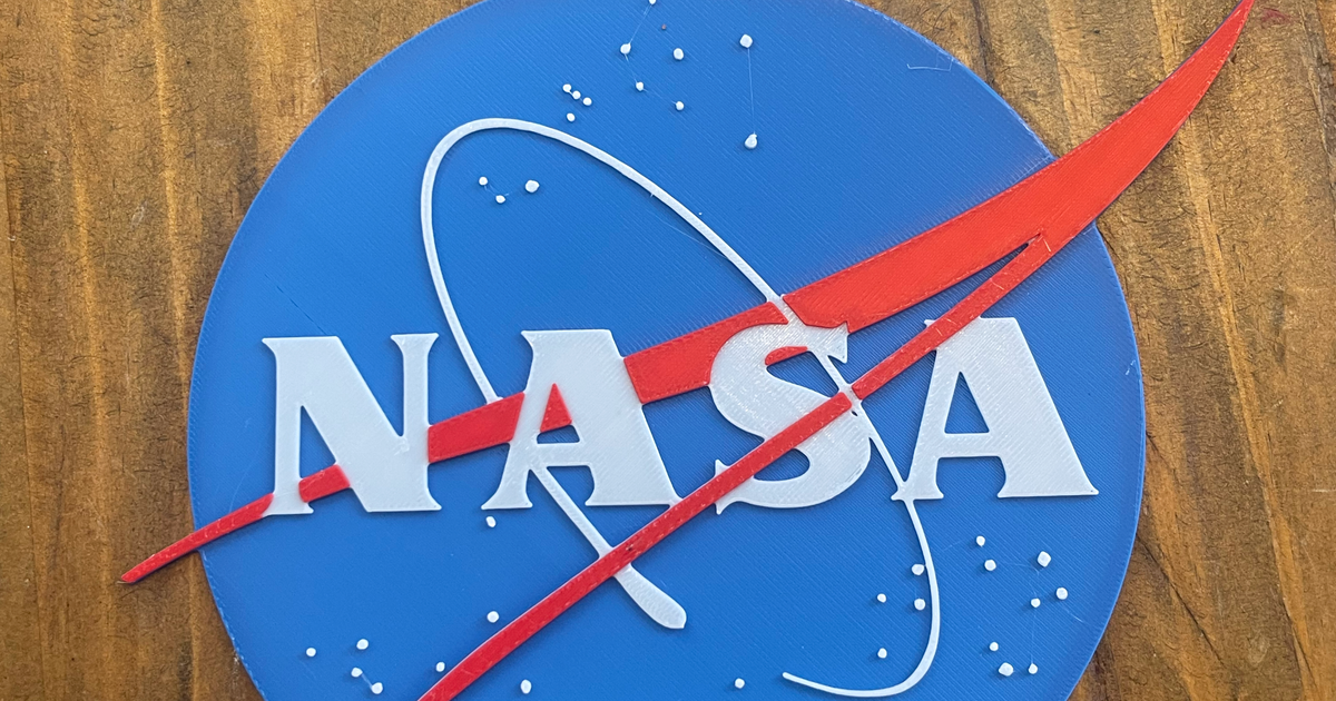 Nasa Meatball Logo by Russ Garrett | Download free STL model ...