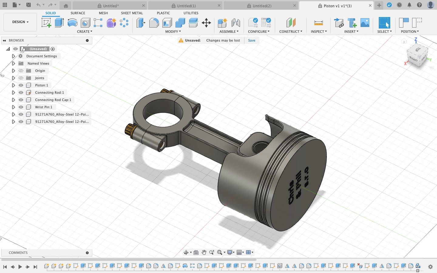 Piston model concept (visual) by strejc | Download free STL model ...