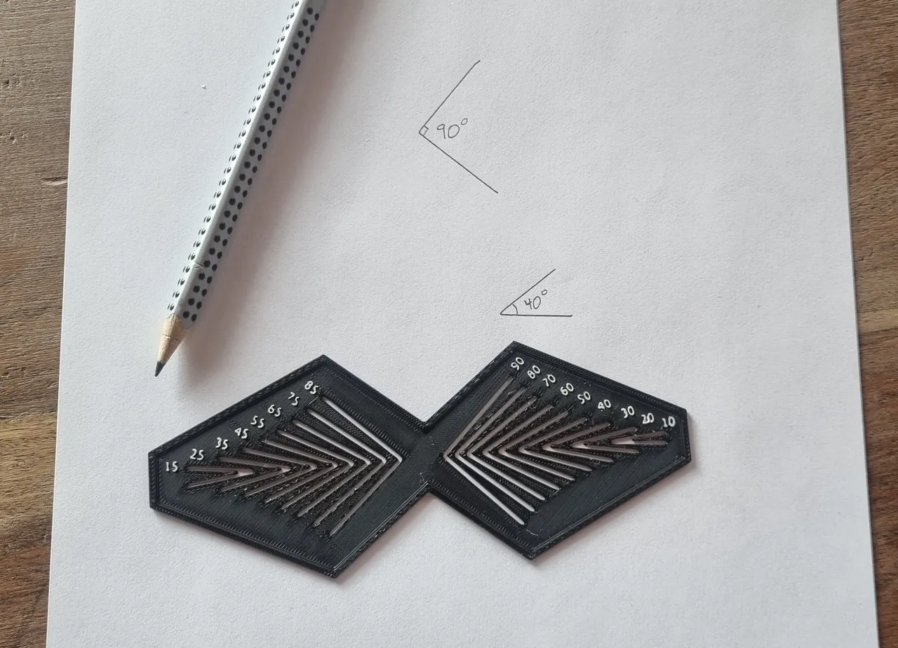 Angle Template by Redulf42 | Download free STL model | Printables.com