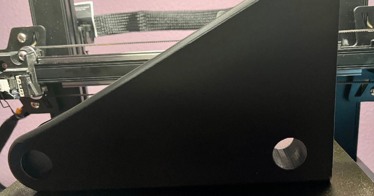 Wall Mount for 20mm aluminium rods by MBG | Download free STL model ...