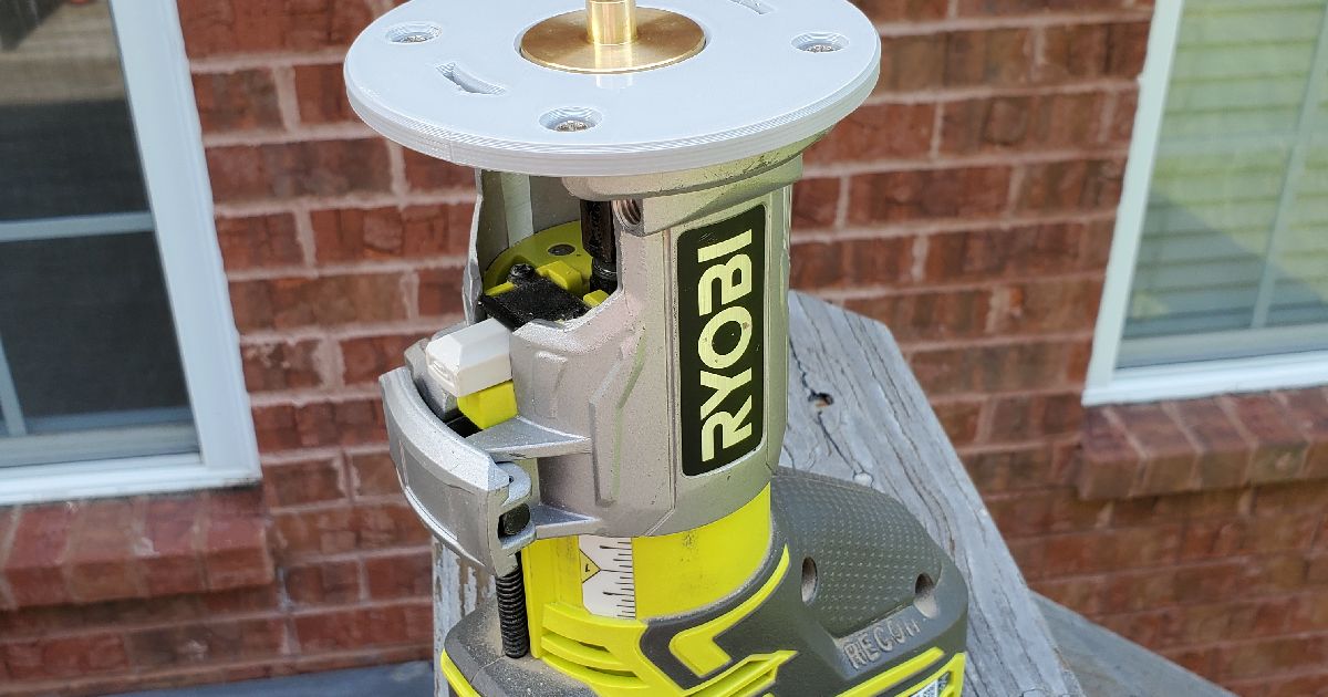 Ryobi 18v Trim Router Base Plates by rpkempland | Download free STL ...