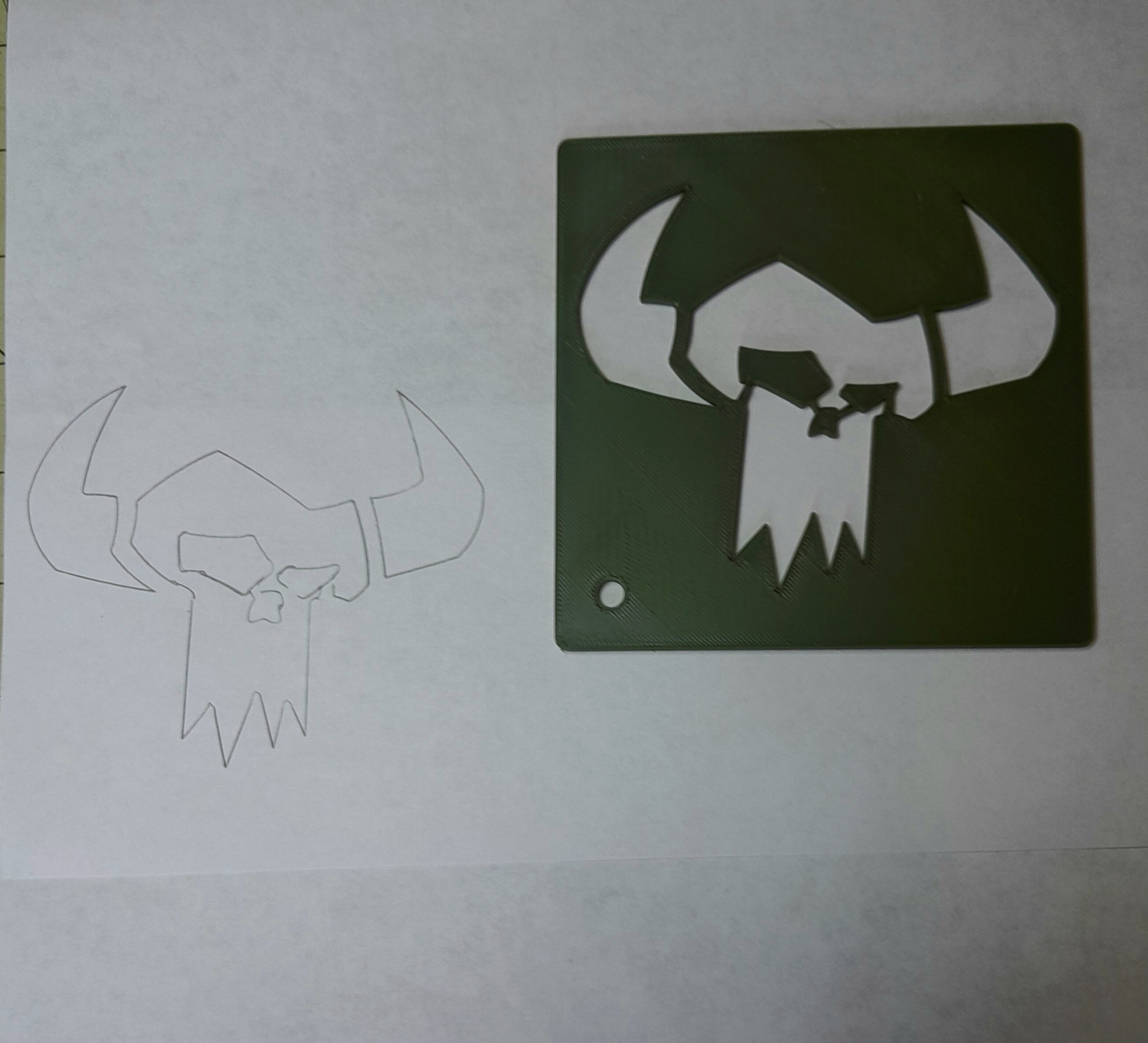 Ork Stencil or drawing template by Kelleher611 | Download free STL ...