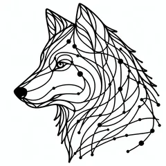 Wolf Line ART by Barry | Download free STL model | Printables.com