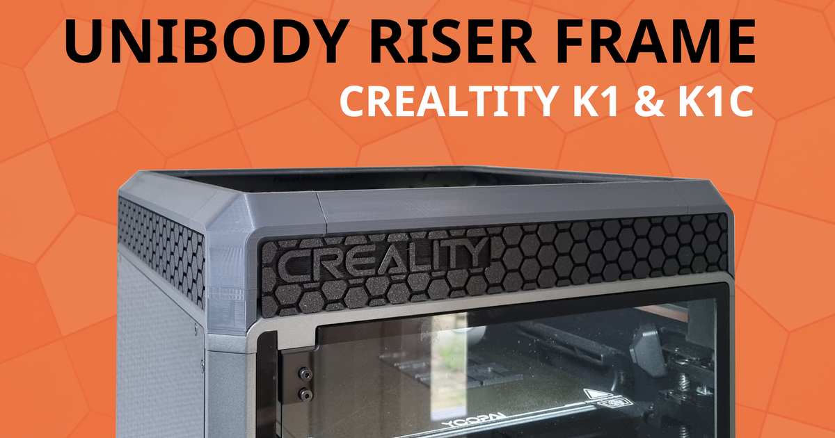 Creality K1 / K1C Riser / Top Hood with Vents Remixed by low-voxy ...