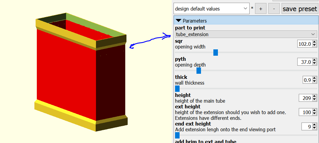 Periscope parts Generator by AlwaysTinkering | Download free STL model ...