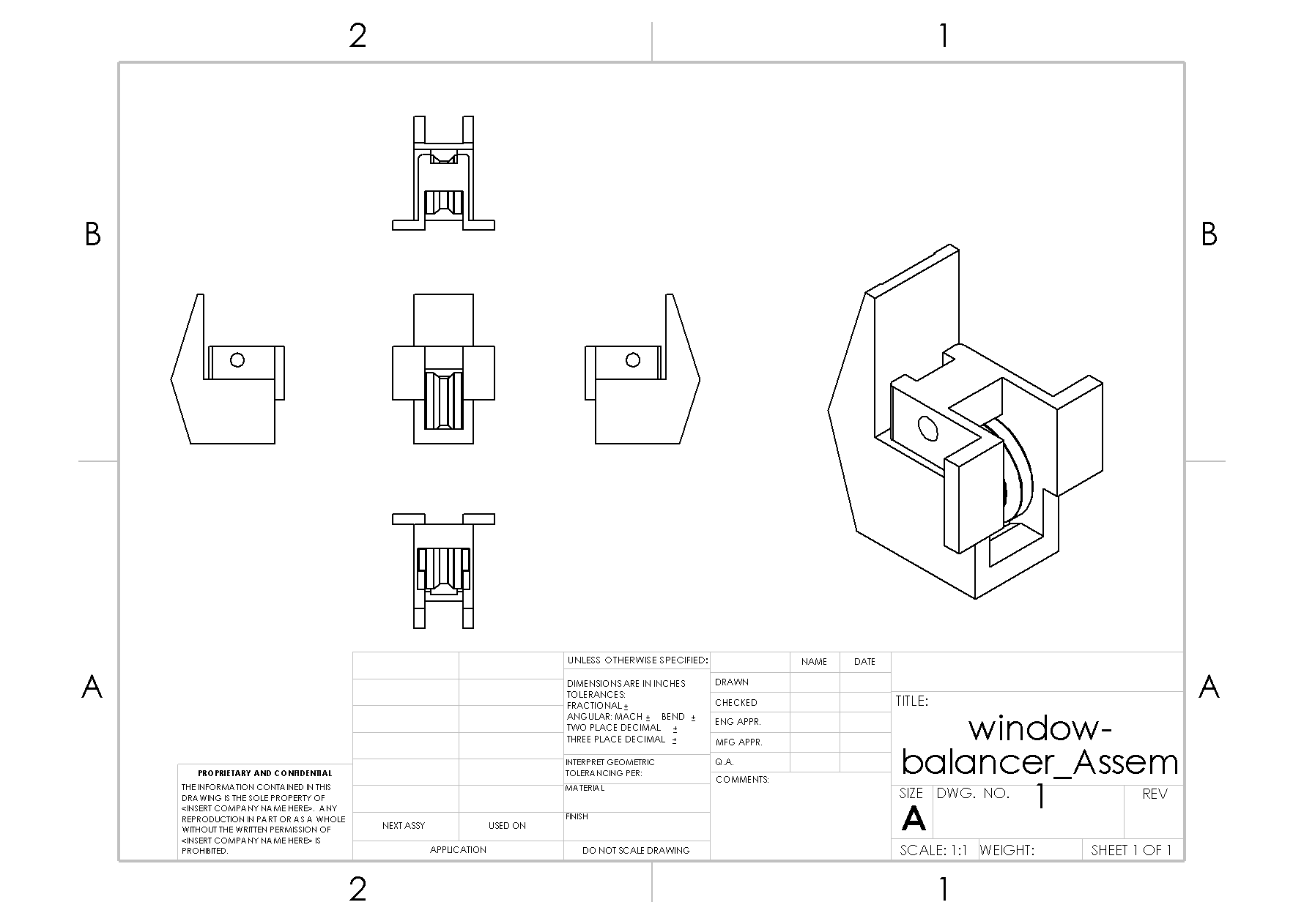 Windows Balancer Repair Parts (bracket, pulley), Milgard 6000 Series by ...