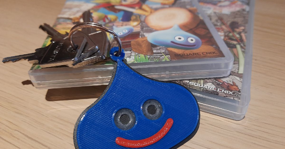 Dragon Quest Slime Keychain by Hemento | Download free STL model ...