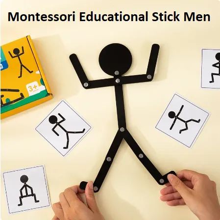 Montessori Educational Stick Men for kids by 3Dmar | Download free STL ...