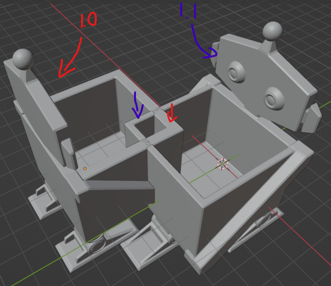 Robot Porta Lapices By Osias Arborist Download Free Stl Model