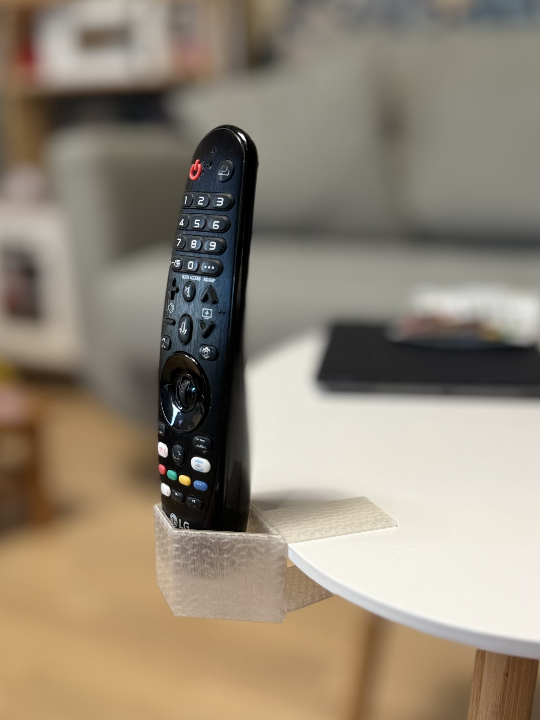 Remote holder for table, no support needed by kuldar | Download free ...