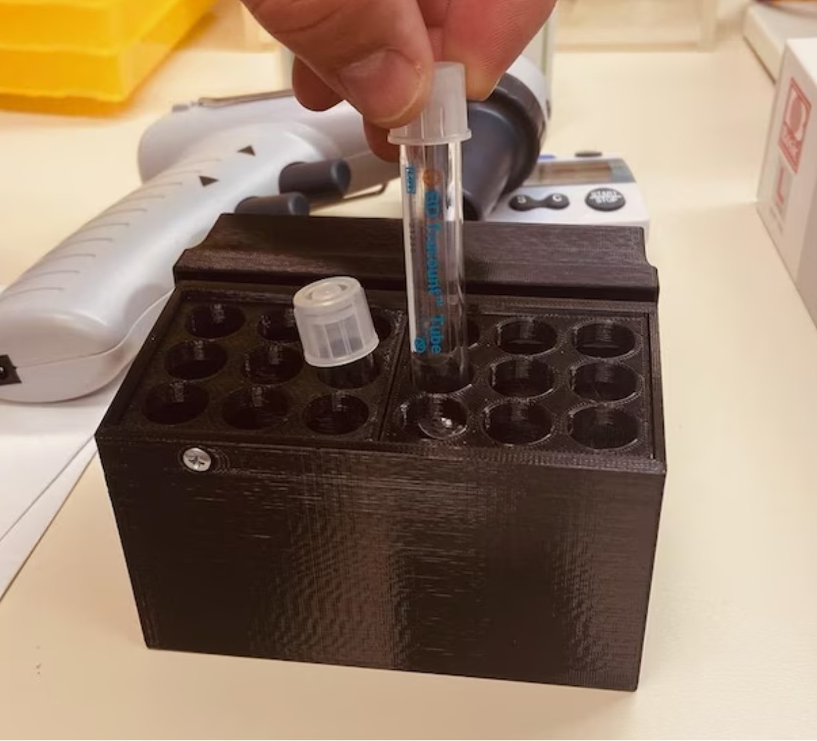 12x75 mm test tube rack by DanMan | Download free STL model ...