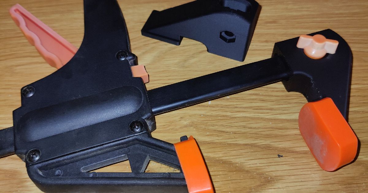 Ratchet Clamp Head Replacement by mindovermeta | Download free STL ...