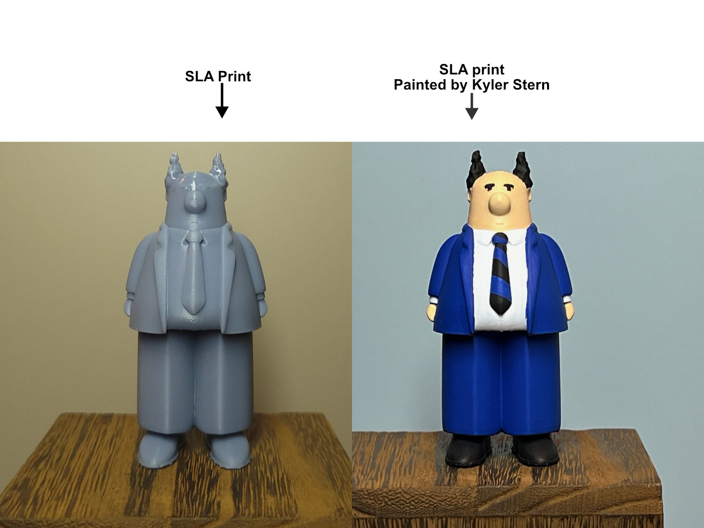 Pointy Haired Boss - Onepiece by reddadsteve | Download free STL model ...