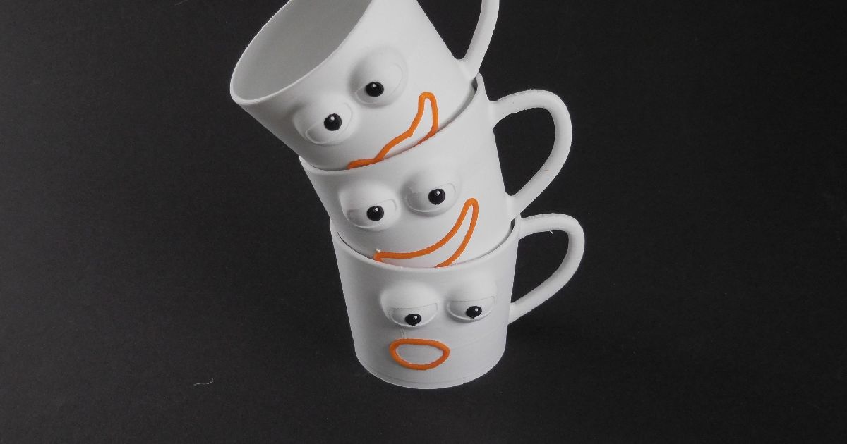 Fun Kitchen cup set by ButtalaBuild | Download free STL model ...