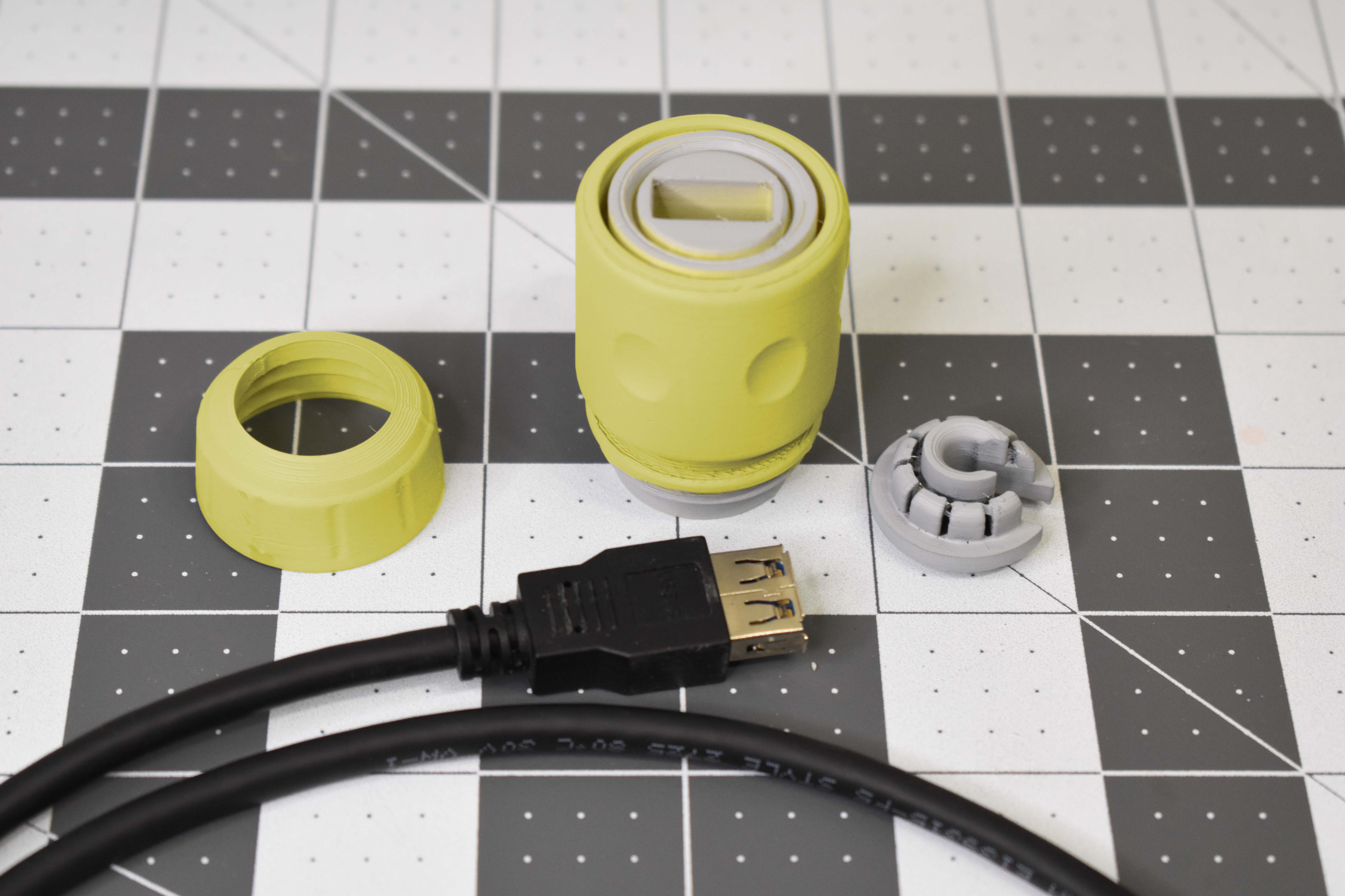 Water hose to USB adapter / converter by Permateum | Download free STL ...