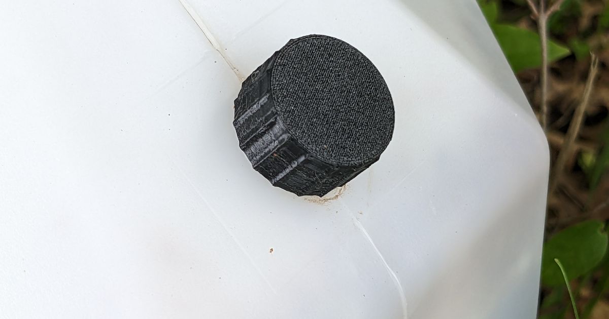 Water Container Cap by gmmc | Download free STL model | Printables.com