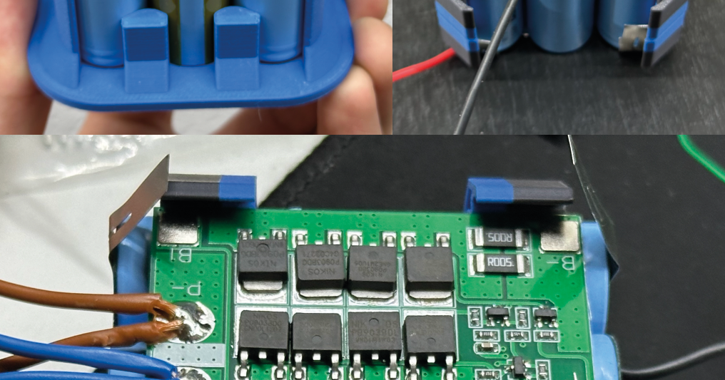 18650 and BMS holder / aligning tool by Erer2001 | Download free STL ...