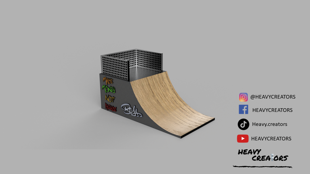 Simple Skate Ramp by Heavy Creators | Download free STL model ...