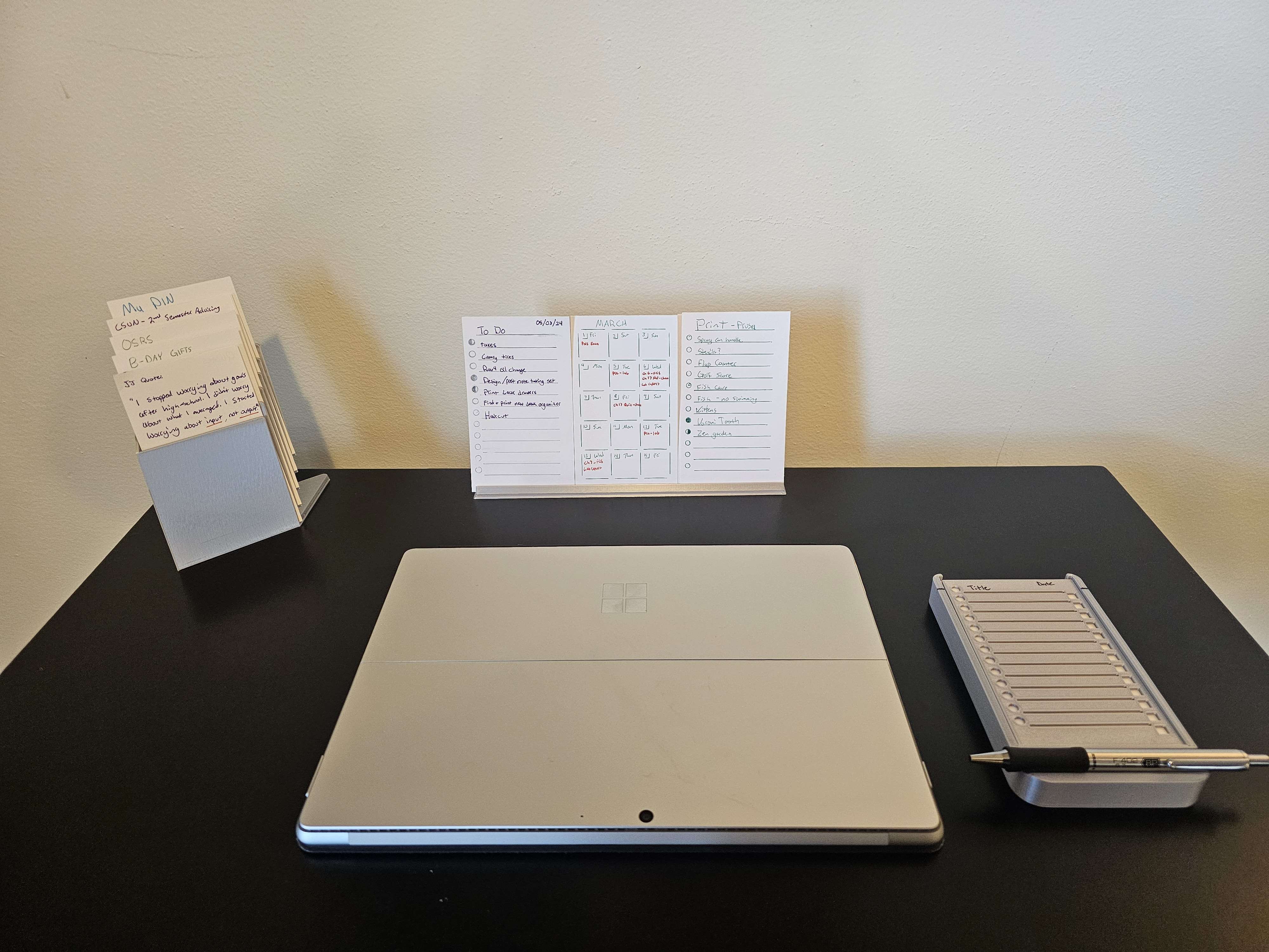 Note-Taking Set by Dschwick | Download free STL model | Printables.com