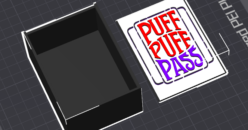 Puff Puff Pass Card Game Box by ChickenX | Download free STL model ...