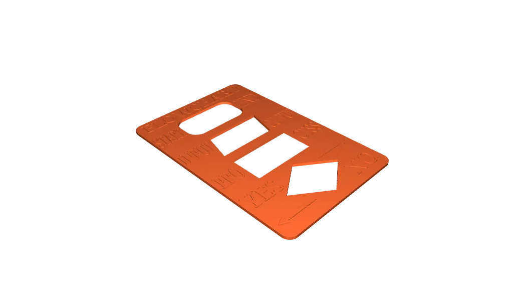 FLOWCHART DRAWING TEMPLATE by multilayers | Download free STL model ...