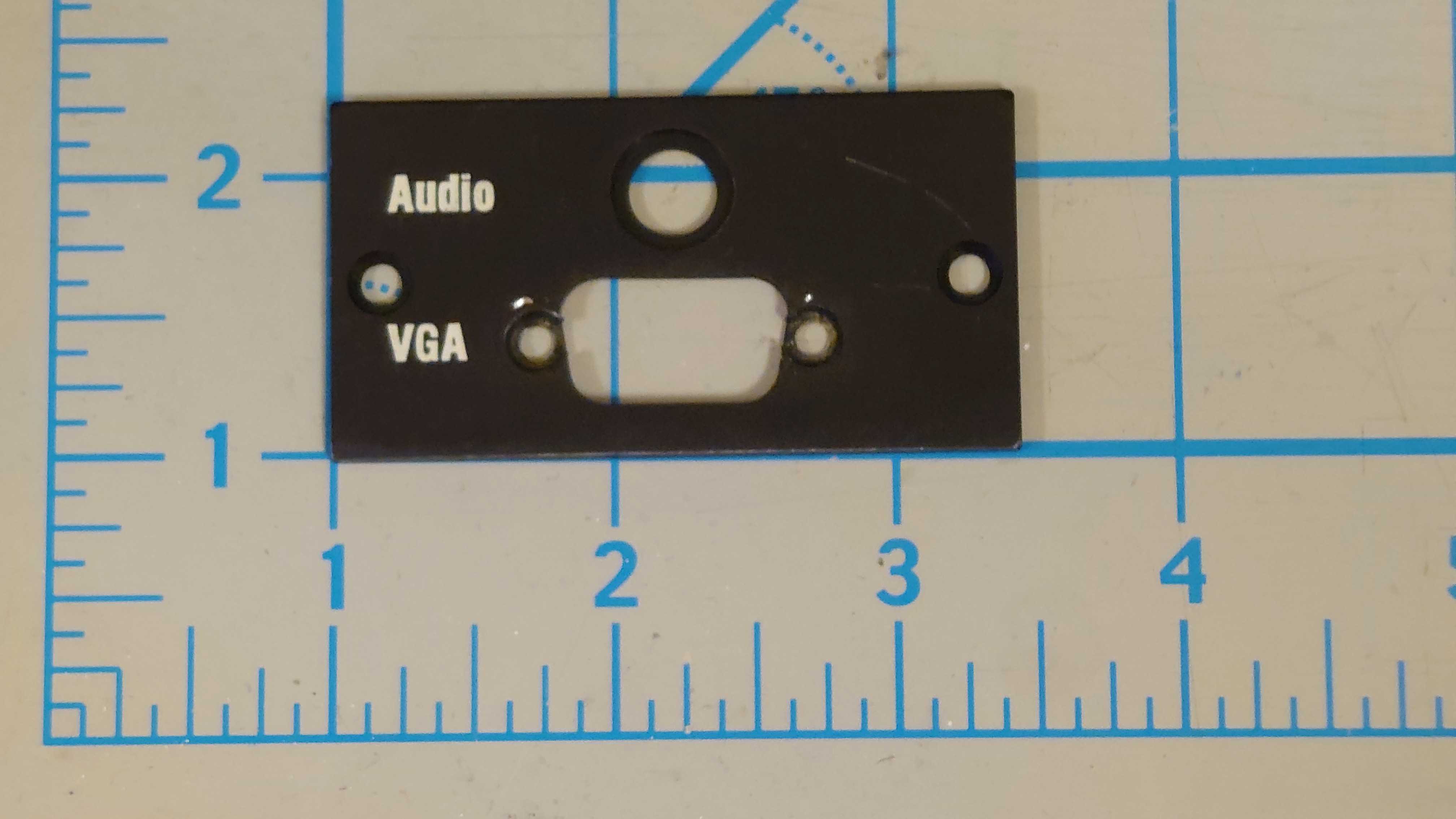 VGA coverplate by Gearomatic | Download free STL model | Printables.com