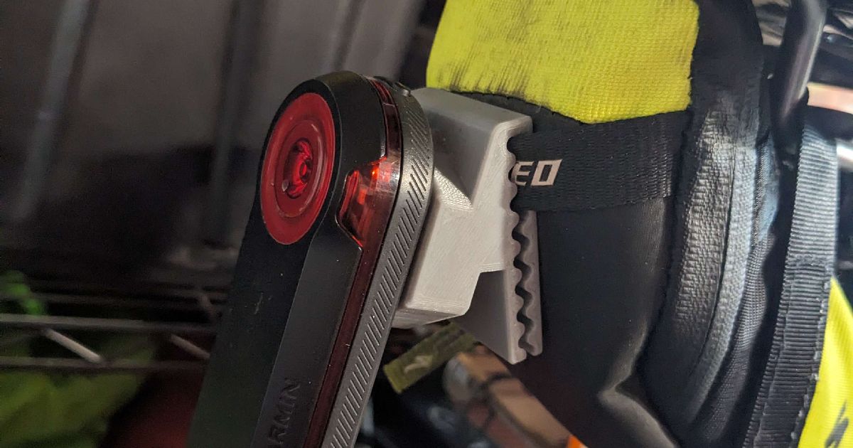 Clip on Brake Light and Vario Mounts for Saddle Bag Straps by Michelle ...