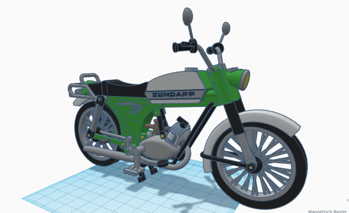 Zundapp CS50 yaer 1977 scale 1:10 designer Ed van der Heijden by Ed van ...