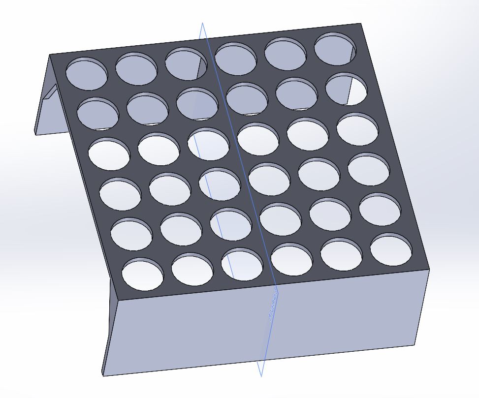 36x 50ml centrifuge tube holder rack by Jesus Lerma | Download free STL ...