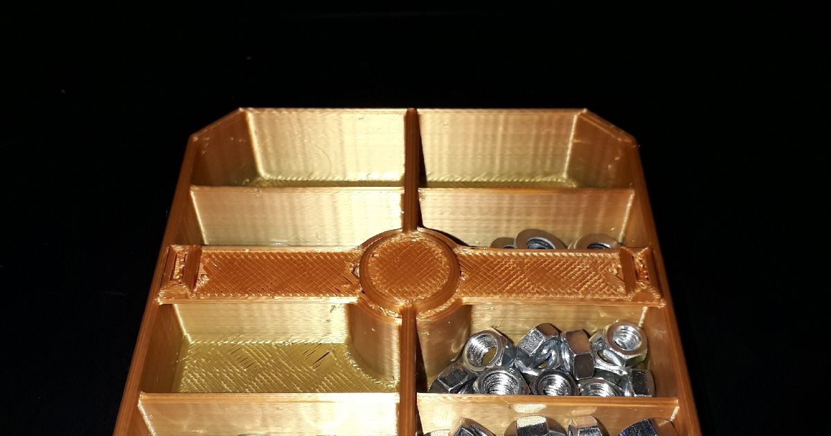 Stackable Screw Box with 8 compartments by Raoul | Download free STL ...