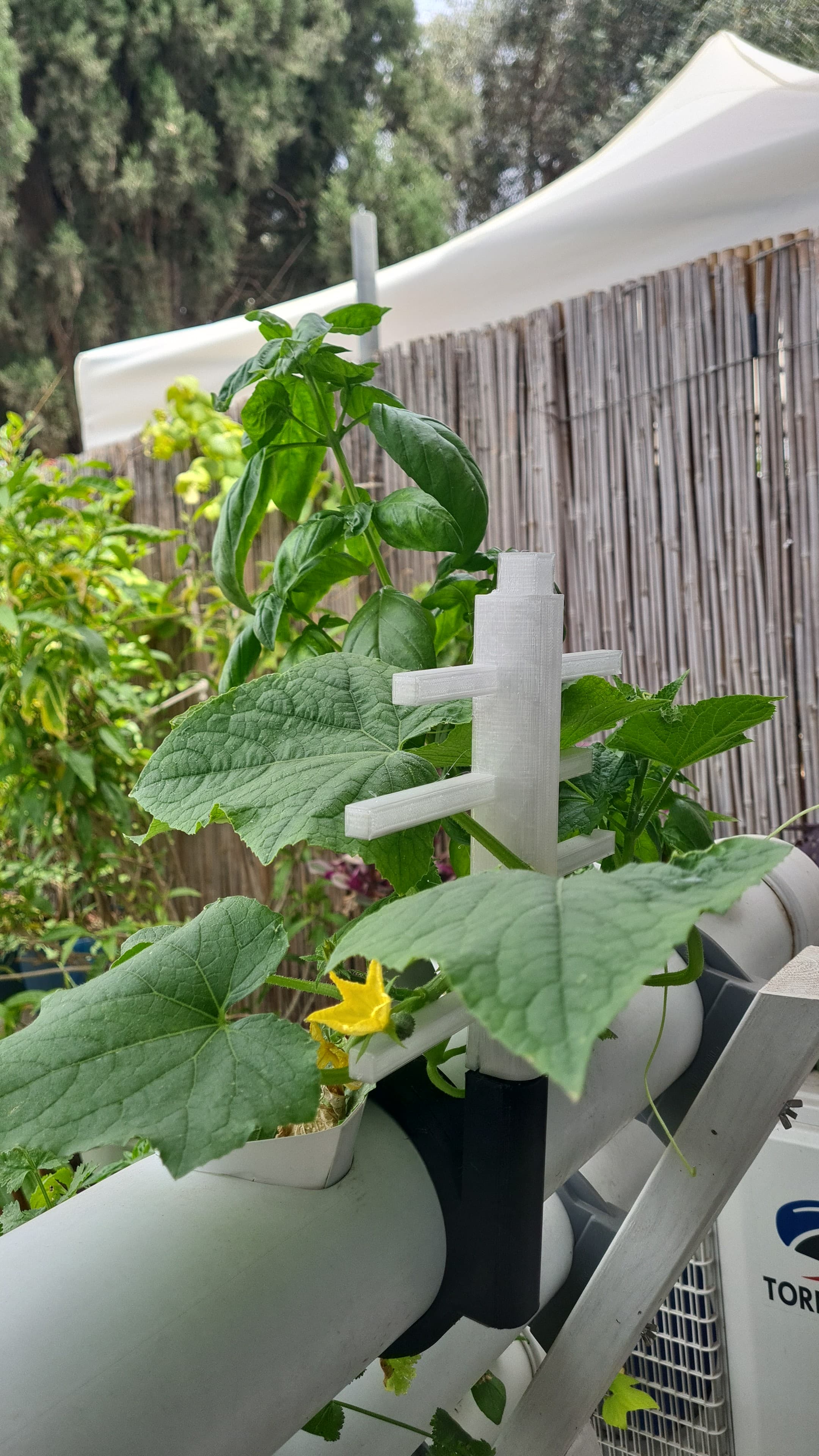 Modular stackable hydroponic trellis by Tal Yahav Badishi | Download ...