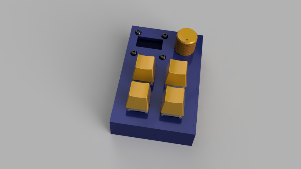 Macropad Esp32 Ssd1306 Oled Screen 4 Keys By Leon Cwkl Download Free