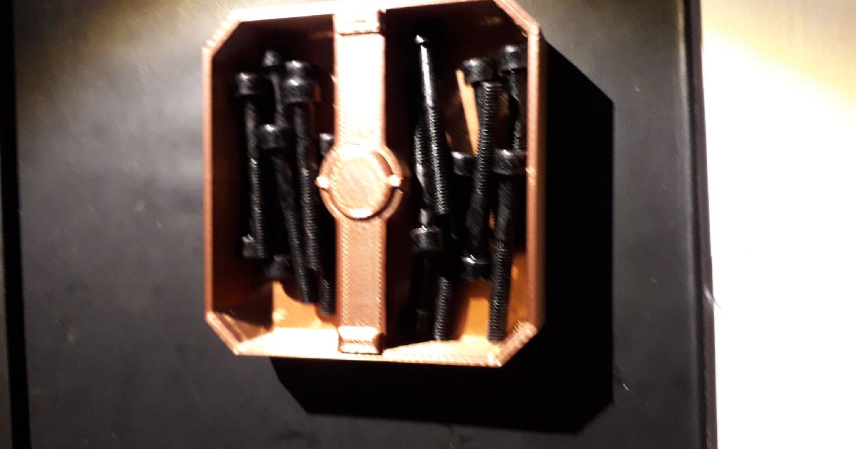 Stackable Screw Box with 2 compartments by Raoul | Download free STL ...