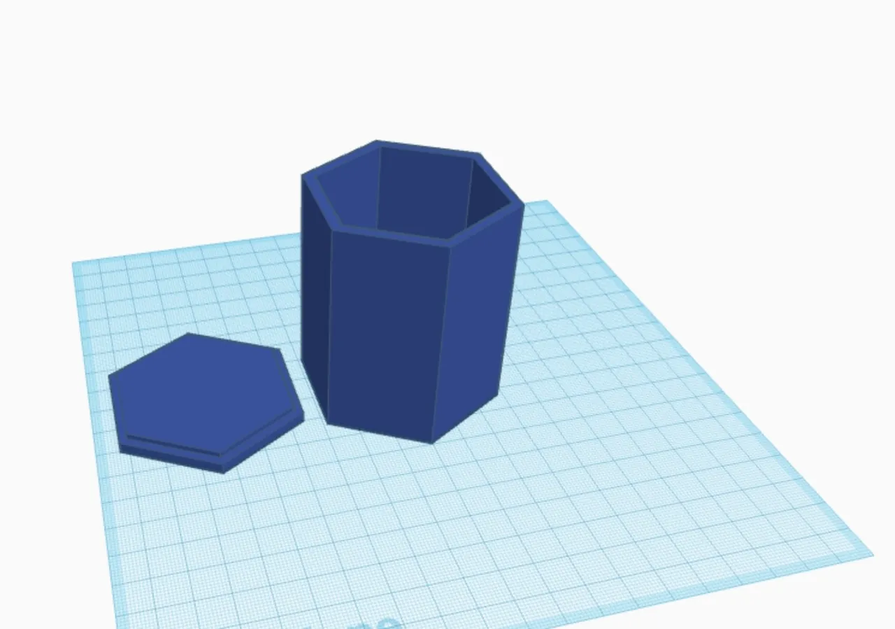 Hexagon Trash Bin by KG | Download free STL model | Printables.com