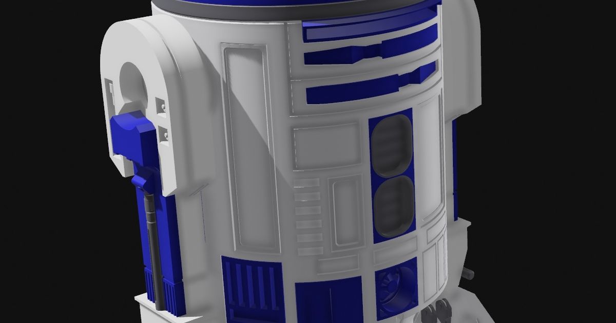 R2D2 Deco E6 router sleeve mmu by Tijmenbo | Download free STL model ...