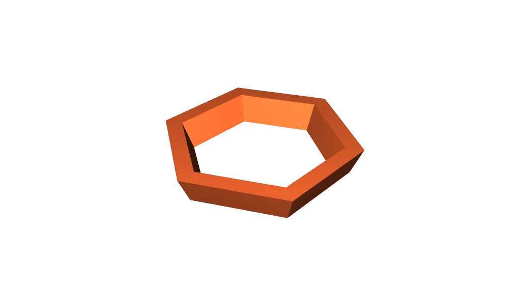 Bestagon (Hexagon) pie-plate form by EdwardFace | Download free STL ...