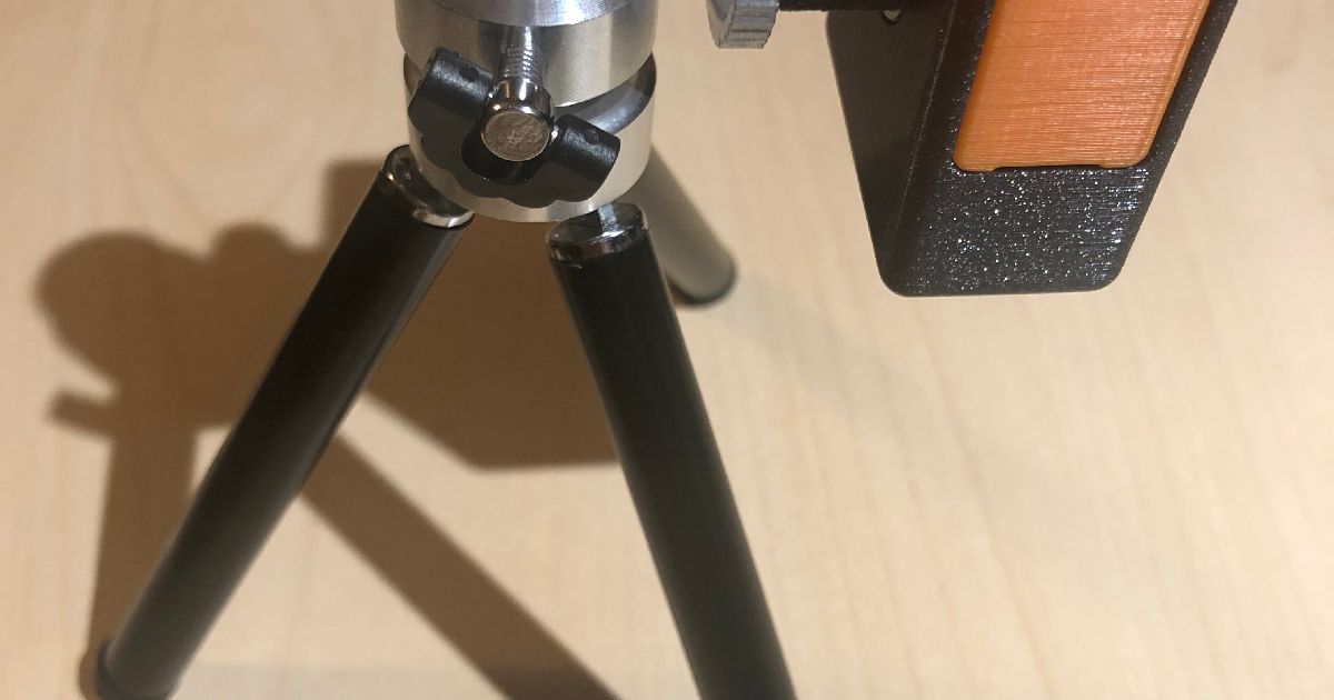 Case clips for 1/4" screw mount by Remzer | Download free STL model ...