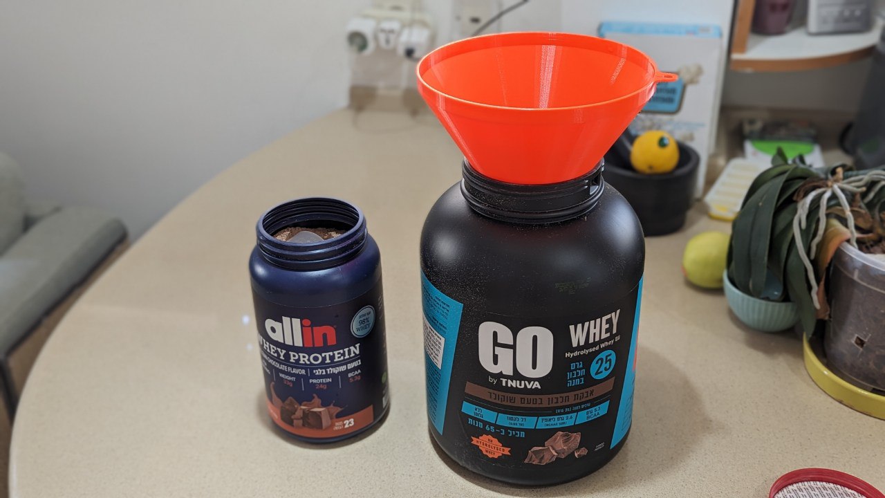 Big Funnel for filling Big Protein Jars by InterstellarDude | Download ...