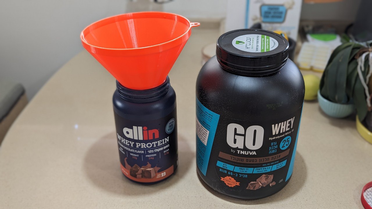 Big Funnel for filling Big Protein Jars by InterstellarDude | Download ...