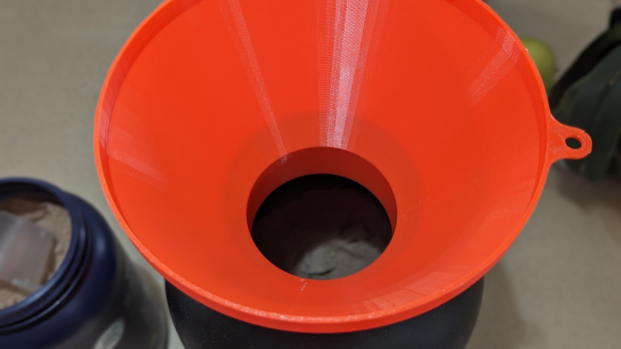 Big Funnel for filling Big Protein Jars by InterstellarDude | Download ...