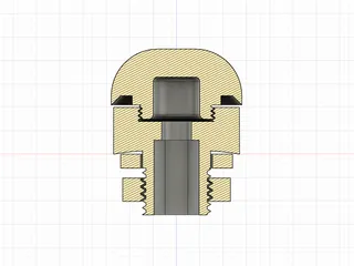 Support antenne helical CNH T7 by Dlteck2000 | Download free STL model ...