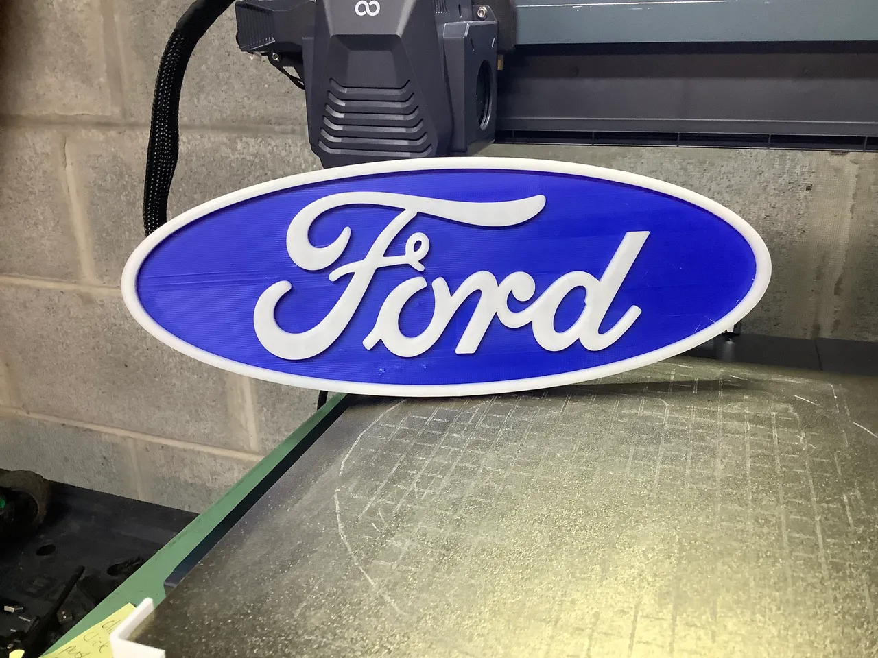 Ford Logo Sign/Wall Art by Clukejax | Download free STL model ...